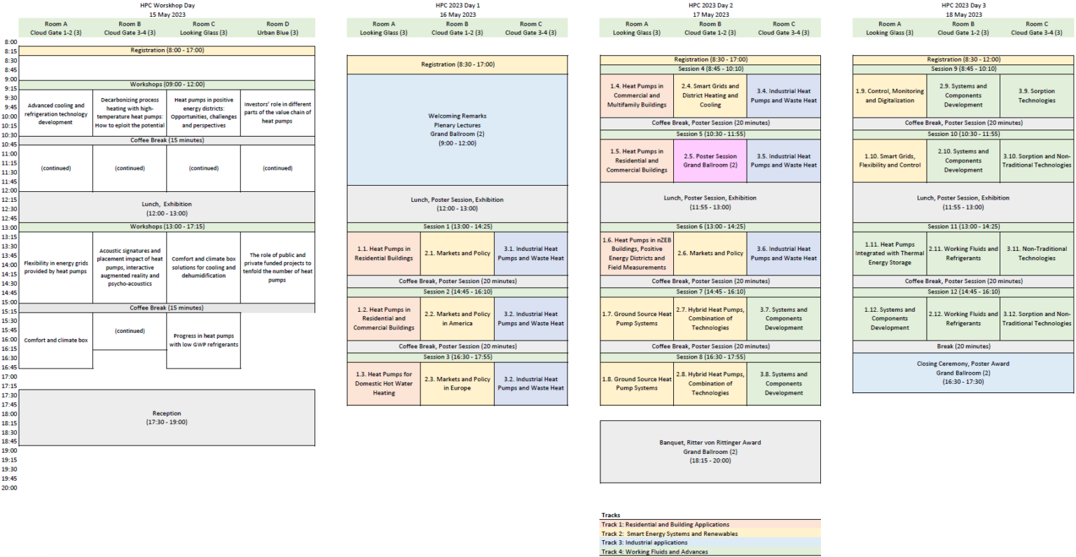 Detailed Program « Heat Pump Conference 2023